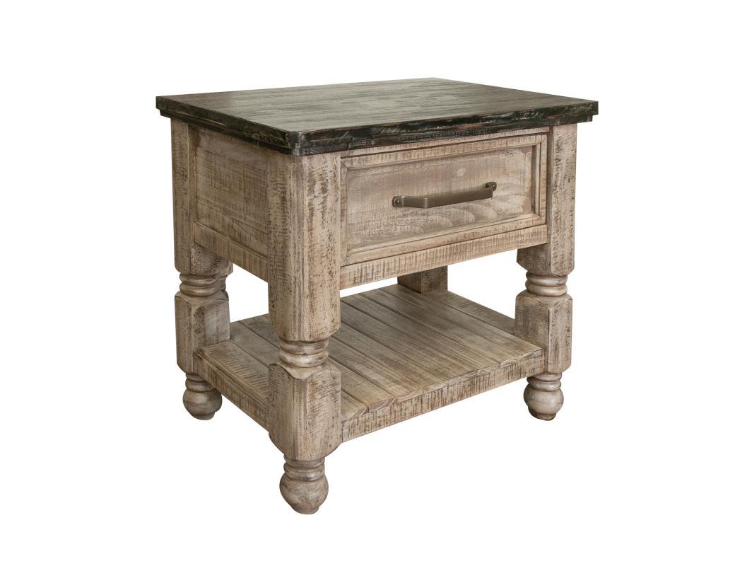 Natural Stone 1 Drawer, Nightstand | Austin's Furniture Depot (Austin,TX)